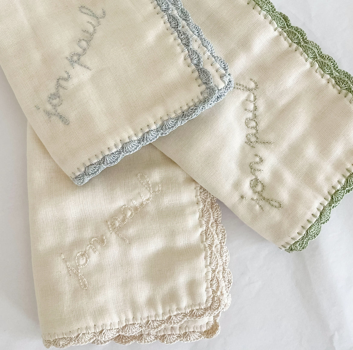 burp cloth bundle (set of 3) – Baby Eléonore